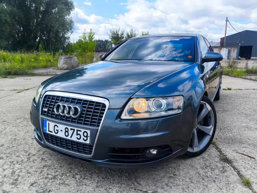 Grey Audi A6 2007 in Riga, with an engine capacity of 3.00 L and mileage of 294 thousand km for 4350 €, photo 1 on AUTOMOTO.COM.LV