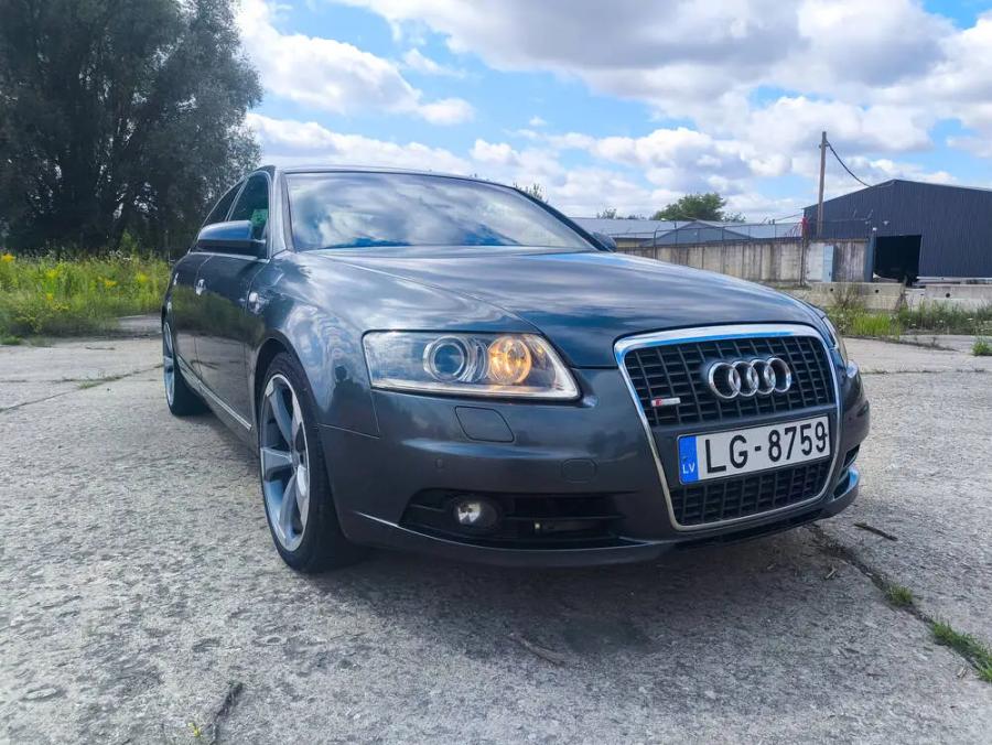 Grey Audi A6 2007 in Riga, with an engine capacity of 3.00 L and mileage of 294 thousand km for 4350 €, photo 5 on AUTOMOTO.COM.LV