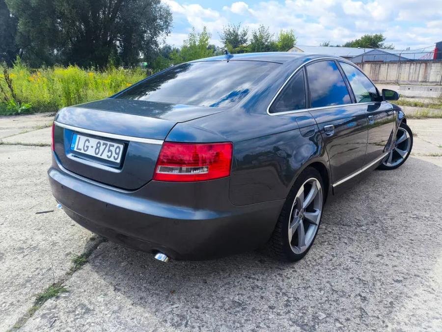 Grey Audi A6 2007 in Riga, with an engine capacity of 3.00 L and mileage of 294 thousand km for 4350 €, photo 8 on AUTOMOTO.COM.LV