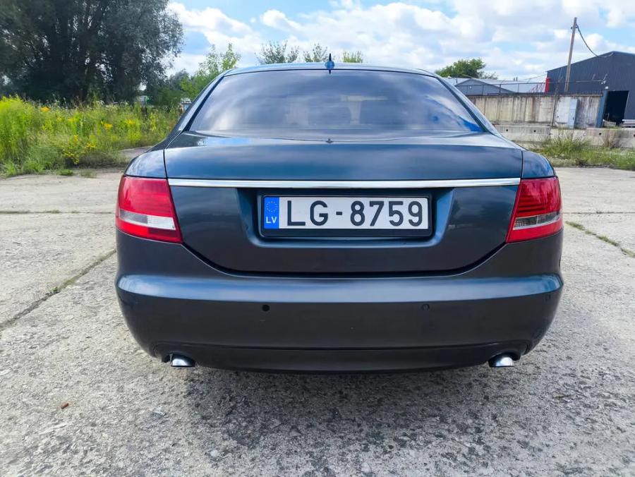 Grey Audi A6 2007 in Riga, with an engine capacity of 3.00 L and mileage of 294 thousand km for 4350 €, photo 9 on AUTOMOTO.COM.LV