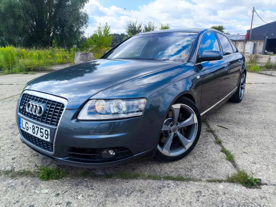 Grey Audi A6 2007 in Riga, with an engine capacity of 3.00 L and mileage of 294 thousand km for 4350 €, photo 10 on AUTOMOTO.COM.LV