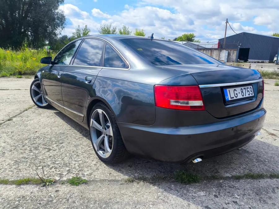 Grey Audi A6 2007 in Riga, with an engine capacity of 3.00 L and mileage of 294 thousand km for 4350 €, photo 12 on AUTOMOTO.COM.LV