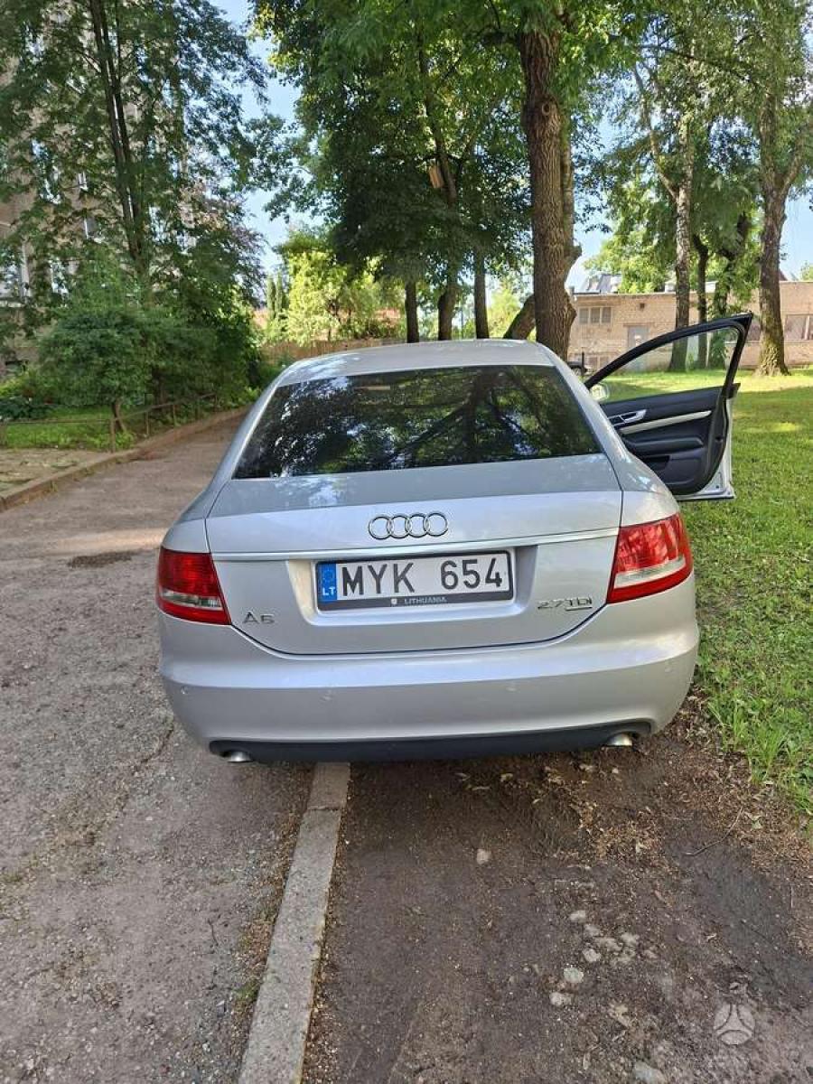 Grey Audi A6 2007 in Kaunas, with an engine capacity of 2.70 L and mileage of 430 thousand km for 2600 €, photo 9 on AUTOMOTO.COM.LV