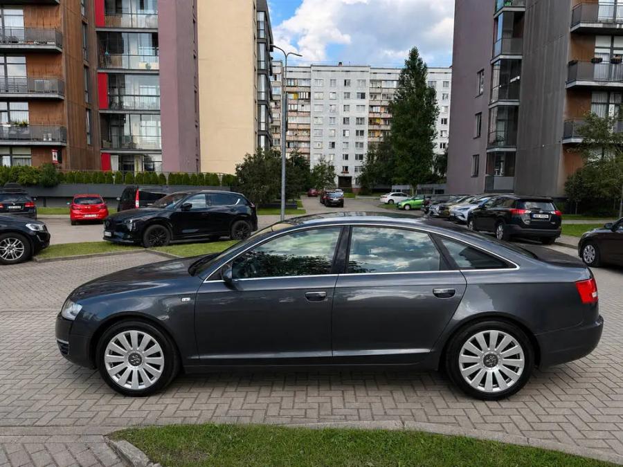 Grey Audi A6 2007 in Riga, with an engine capacity of 3.00 L and mileage of 297 thousand km for 3390 €, photo 5 on AUTOMOTO.COM.LV