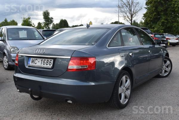 Grey Audi A6 2007 in Kuldiga, with an engine capacity of 2.70 L and mileage of 0 thousand km for 5390 €, photo 2 on AUTOMOTO.COM.LV