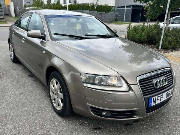 Audi A6 2007 in Vilnius on AUTOMOTO.COM.LV Grey Audi A6 2007 in Vilnius, with an engine capacity of 2.40 L and mileage of 500 thousand km for 1800 €, photo 1 on AUTOMOTO.COM.LV