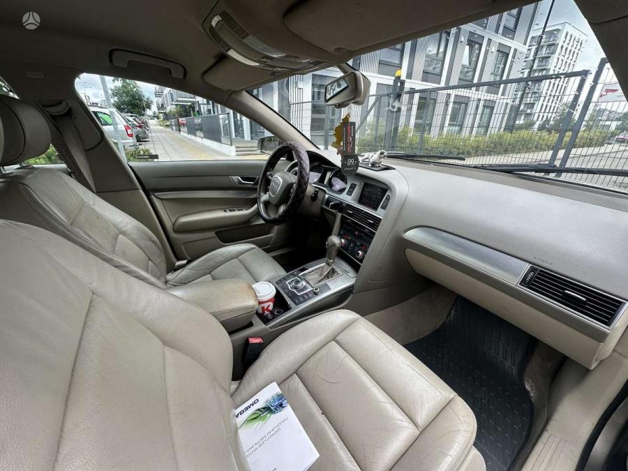 Grey Audi A6 2007 in Vilnius, with an engine capacity of 2.40 L and mileage of 500 thousand km for 1800 €, photo 8 on AUTOMOTO.COM.LV