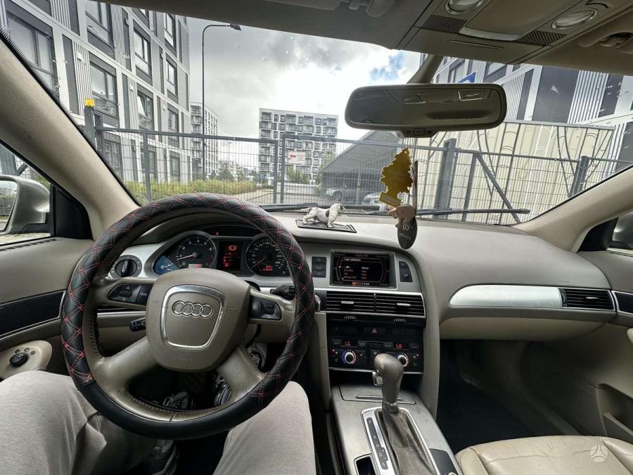 Grey Audi A6 2007 in Vilnius, with an engine capacity of 2.40 L and mileage of 500 thousand km for 1800 €, photo 9 on AUTOMOTO.COM.LV