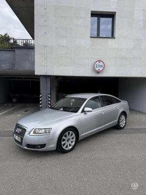 Pelēks Audi A6 2007 Viļņa, ar dzinēja tilpumu 2.97 L un nobraukumu 330 tūkst. km par 1650 €, foto  vietnē AUTOMOTO.COM.LV