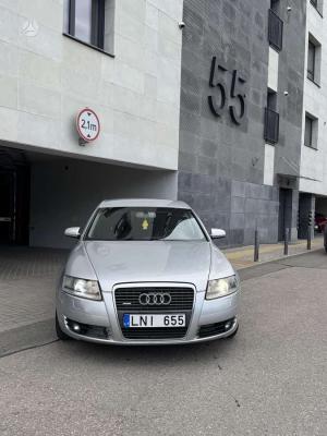 Grey Audi A6 2007 in Vilnius, with an engine capacity of 2.97 L and mileage of 330 thousand km for 1650 €, photo 3 on AUTOMOTO.COM.LV