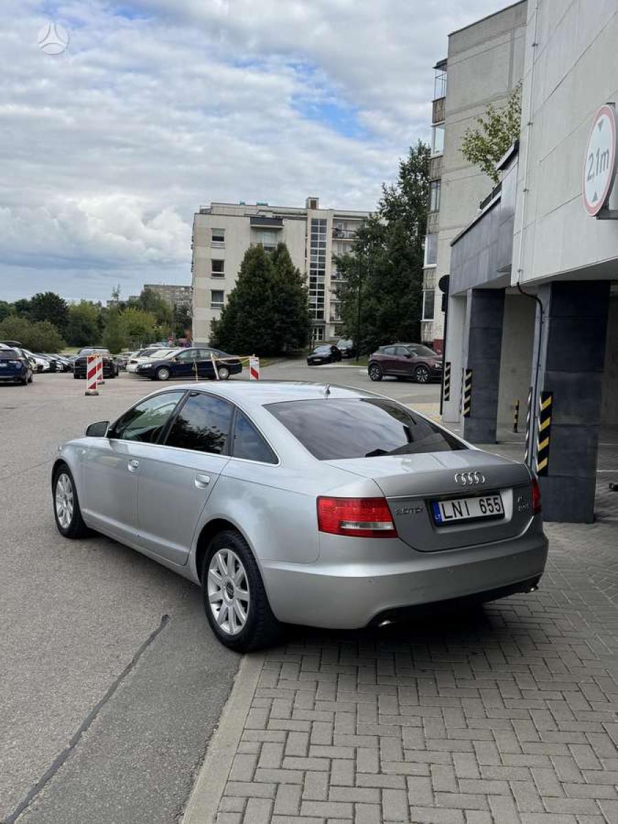 Grey Audi A6 2007 in Vilnius, with an engine capacity of 2.97 L and mileage of 330 thousand km for 1650 €, photo 6 on AUTOMOTO.COM.LV