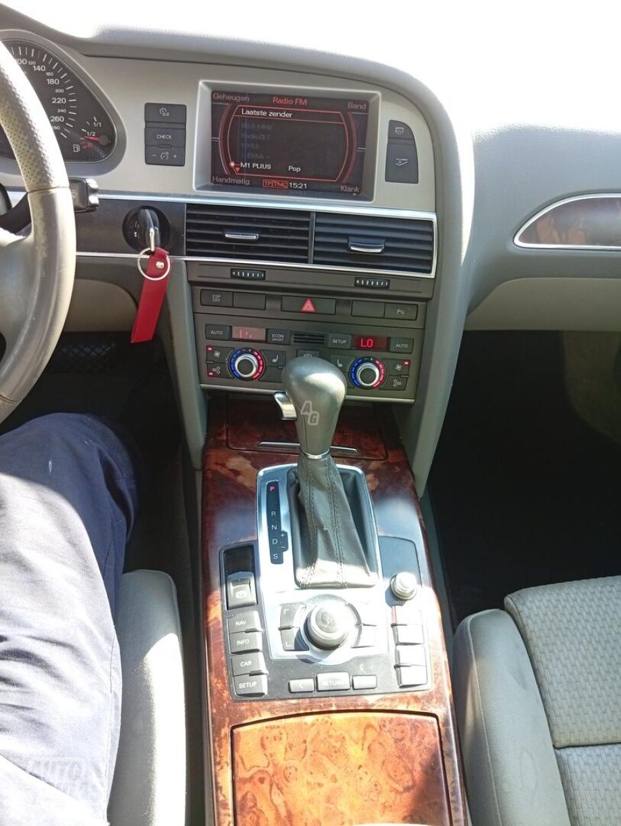 Pelēks Audi A6 2007 Viļņa, ar dzinēja tilpumu 2.00 L un nobraukumu 349 tūkst. km par 3150 €, foto 5 vietnē AUTOMOTO.COM.LV