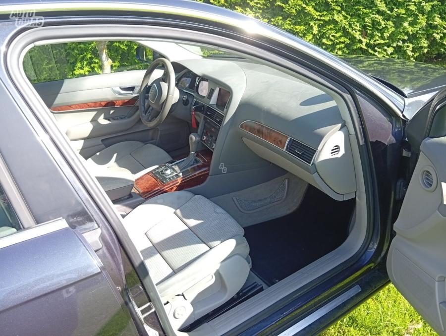 Pelēks Audi A6 2007 Viļņa, ar dzinēja tilpumu 2.00 L un nobraukumu 349 tūkst. km par 3150 €, foto 11 vietnē AUTOMOTO.COM.LV