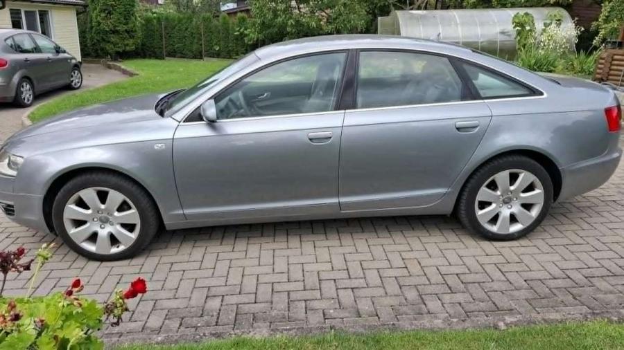 Pelēks Audi A6 2007 Raseiniai, ar dzinēja tilpumu 2.70 L un nobraukumu 329 tūkst. km par 3950 €, foto 4 vietnē AUTOMOTO.COM.LV