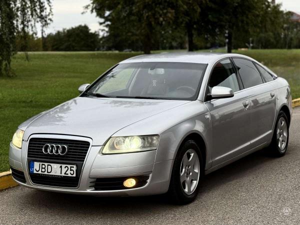 Grey Audi A6 2007 in Kaunas, with an engine capacity of 1.97 L and mileage of 390 thousand km for 2500 €, photo 1 on AUTOMOTO.COM.LV