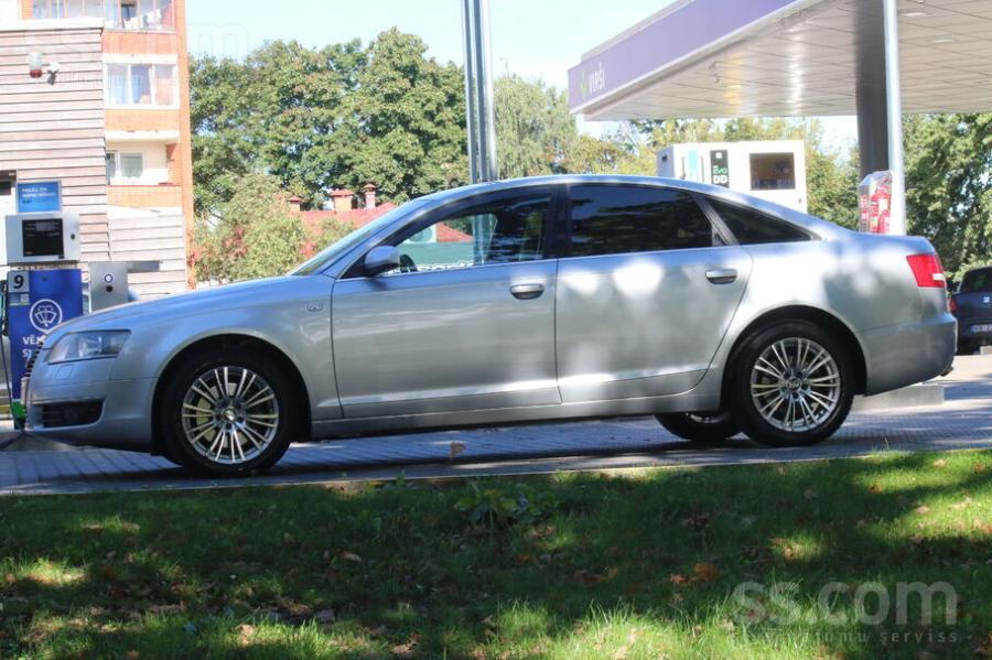 Pelēks Audi A6 2007 Rīga, ar dzinēja tilpumu 3.00 L un nobraukumu 354 tūkst. km par 3190 €, foto 6 vietnē AUTOMOTO.COM.LV
