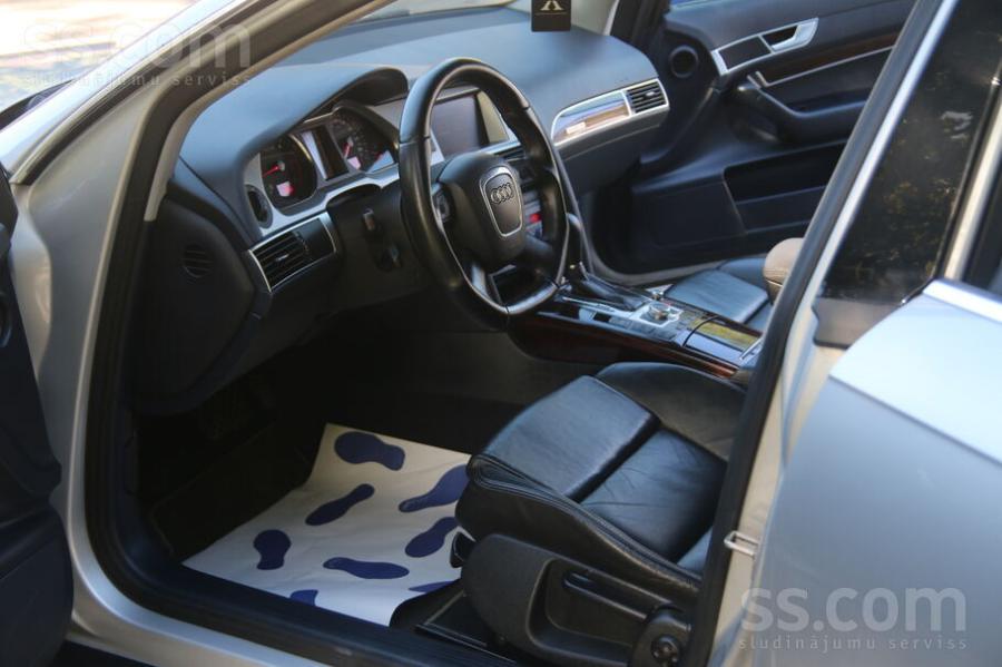 Pelēks Audi A6 2007 Rīga, ar dzinēja tilpumu 3.00 L un nobraukumu 354 tūkst. km par 3190 €, foto 7 vietnē AUTOMOTO.COM.LV