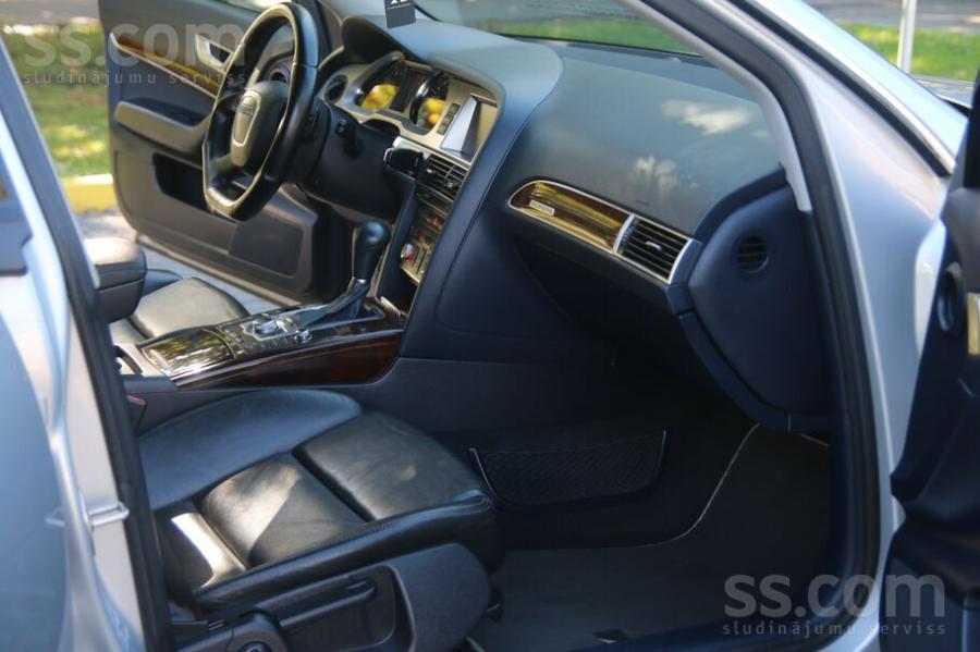 Pelēks Audi A6 2007 Rīga, ar dzinēja tilpumu 3.00 L un nobraukumu 354 tūkst. km par 3190 €, foto 14 vietnē AUTOMOTO.COM.LV