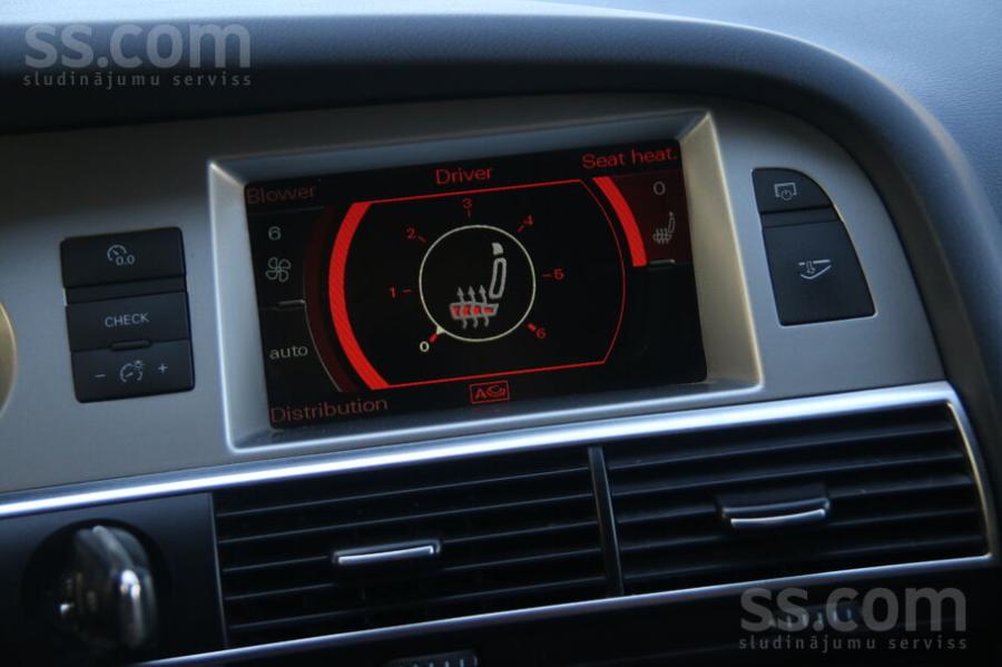 Pelēks Audi A6 2007 Rīga, ar dzinēja tilpumu 3.00 L un nobraukumu 354 tūkst. km par 3190 €, foto 19 vietnē AUTOMOTO.COM.LV