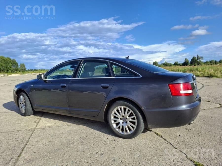 Grey Audi A6 2007 in Riga, with an engine capacity of 2.70 L and mileage of 450 thousand km for 1900 €, photo 5 on AUTOMOTO.COM.LV