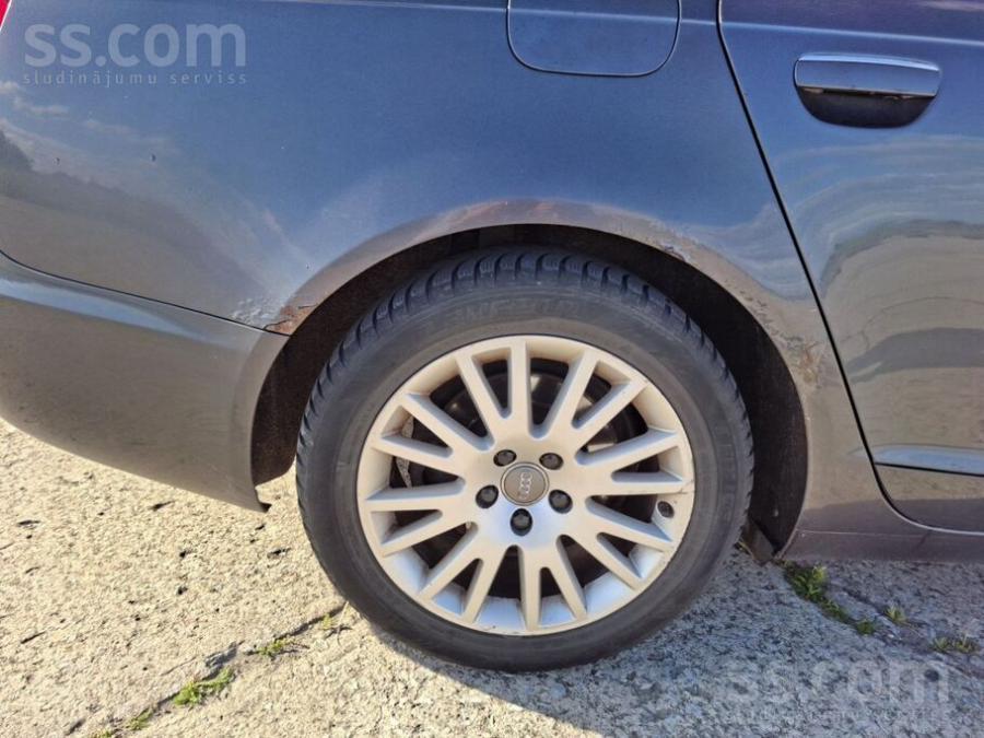 Grey Audi A6 2007 in Riga, with an engine capacity of 2.70 L and mileage of 450 thousand km for 1900 €, photo 8 on AUTOMOTO.COM.LV