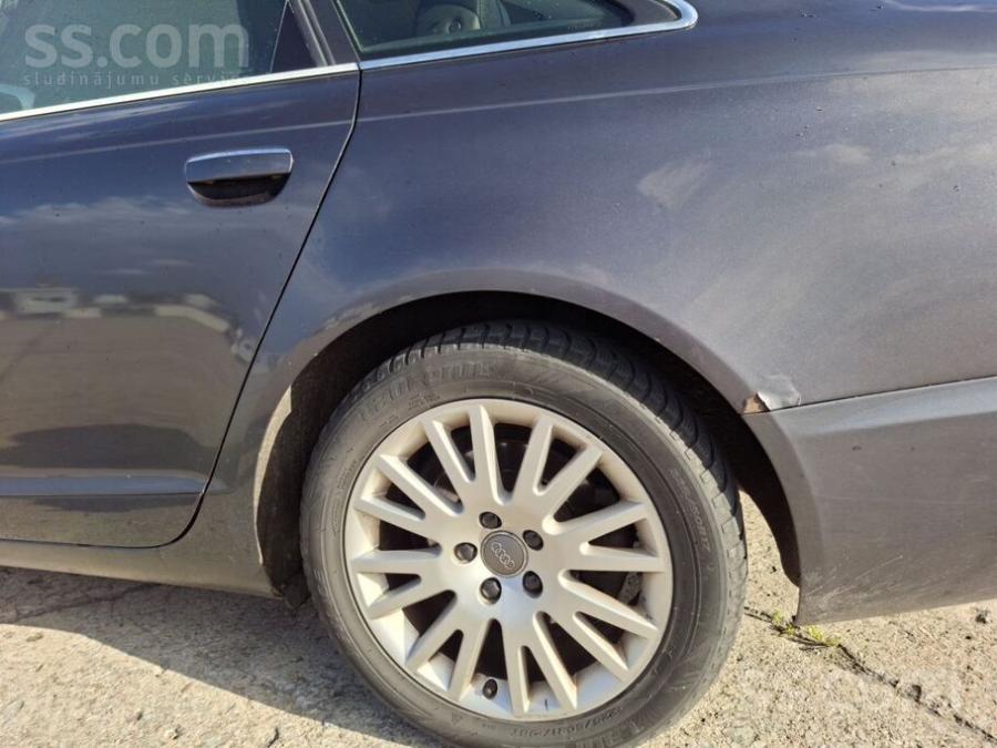 Grey Audi A6 2007 in Riga, with an engine capacity of 2.70 L and mileage of 450 thousand km for 1900 €, photo 13 on AUTOMOTO.COM.LV