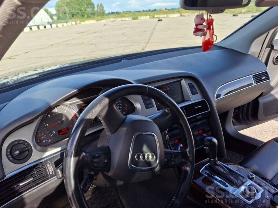 Grey Audi A6 2007 in Riga, with an engine capacity of 2.70 L and mileage of 450 thousand km for 1900 €, photo 17 on AUTOMOTO.COM.LV