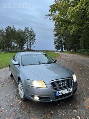 Grey Audi A6 2007 in Aizkraukle, with an engine capacity of 2.70 L and mileage of 316 thousand km for 3200 €, photo 5 on AUTOMOTO.COM.LV
