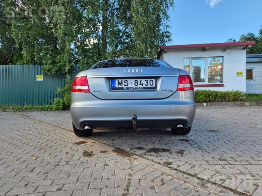 Grey Audi A6 2007 in Riga, with an engine capacity of 3.00 L and mileage of 340 thousand km for 3500 €, photo 4 on AUTOMOTO.COM.LV