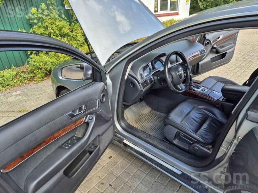 Grey Audi A6 2007 in Riga, with an engine capacity of 3.00 L and mileage of 340 thousand km for 3500 €, photo 6 on AUTOMOTO.COM.LV