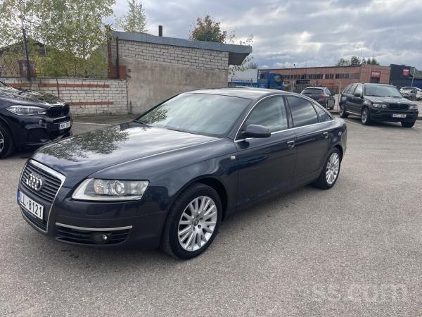 Grey Audi A6 2007 in Jelgava, with an engine capacity of 3.00 L and mileage of 376 thousand km for 4500 €, photo 1 on AUTOMOTO.COM.LV