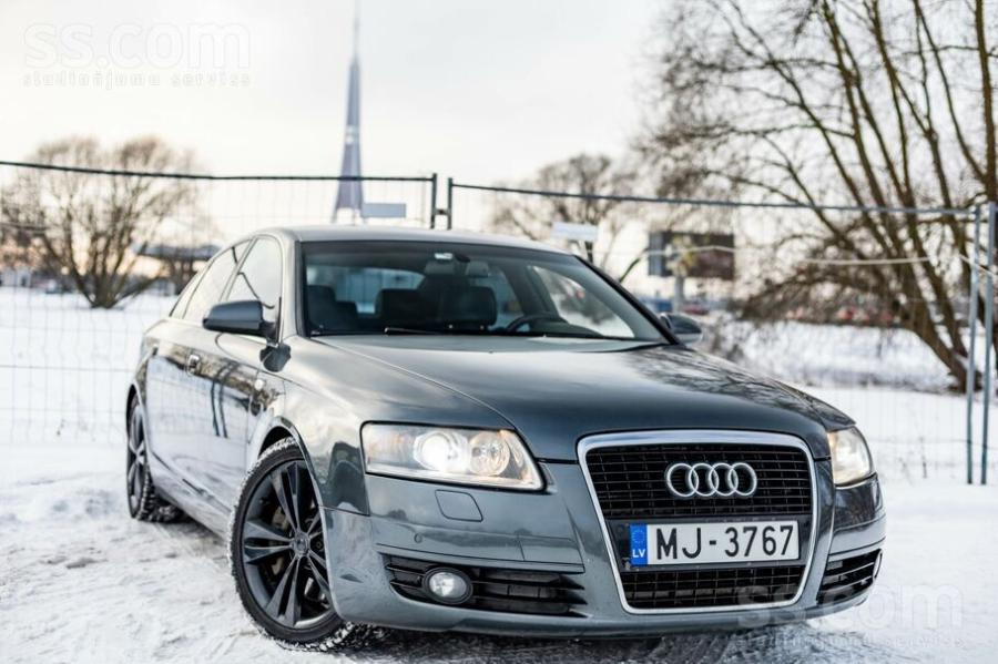 Pelēks Audi A6 2008 Rīga, ar dzinēja tilpumu 3.00 L un nobraukumu 360 tūkst. km par 5390 €, foto 2 vietnē AUTOMOTO.COM.LV