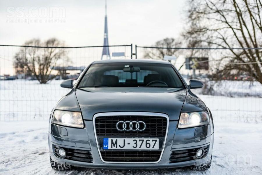 Pelēks Audi A6 2008 Rīga, ar dzinēja tilpumu 3.00 L un nobraukumu 360 tūkst. km par 5390 €, foto 3 vietnē AUTOMOTO.COM.LV