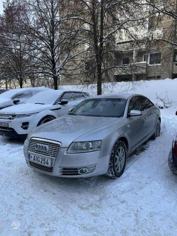 Grey Audi A6 2008 in Vilnius, with an engine capacity of 2.97 L and mileage of 280 thousand km for 5200 €, photo 2 on AUTOMOTO.COM.LV