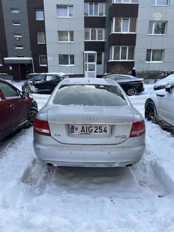 Grey Audi A6 2008 in Vilnius, with an engine capacity of 2.97 L and mileage of 280 thousand km for 5200 €, photo 4 on AUTOMOTO.COM.LV