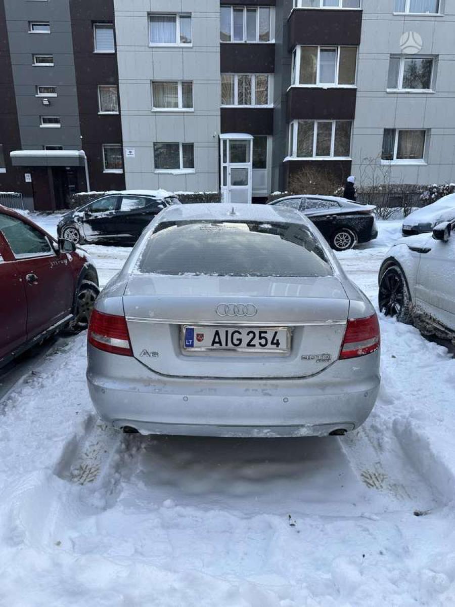 Pelēks Audi A6 2008 Viļņa, ar dzinēja tilpumu 2.97 L un nobraukumu 280 tūkst. km par 5200 €, foto 4 vietnē AUTOMOTO.COM.LV