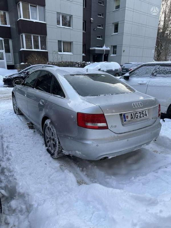 Grey Audi A6 2008 in Vilnius, with an engine capacity of 2.97 L and mileage of 280 thousand km for 5200 €, photo 5 on AUTOMOTO.COM.LV