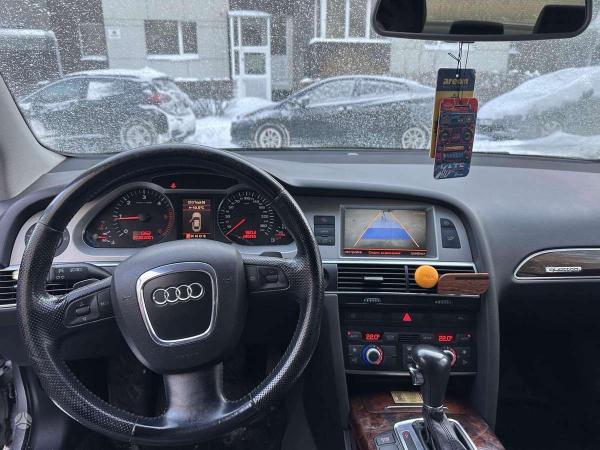 Grey Audi A6 2008 in Vilnius, with an engine capacity of 2.97 L and mileage of 280 thousand km for 5200 €, photo 8 on AUTOMOTO.COM.LV