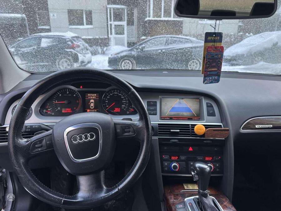 Pelēks Audi A6 2008 Viļņa, ar dzinēja tilpumu 2.97 L un nobraukumu 280 tūkst. km par 5200 €, foto 8 vietnē AUTOMOTO.COM.LV