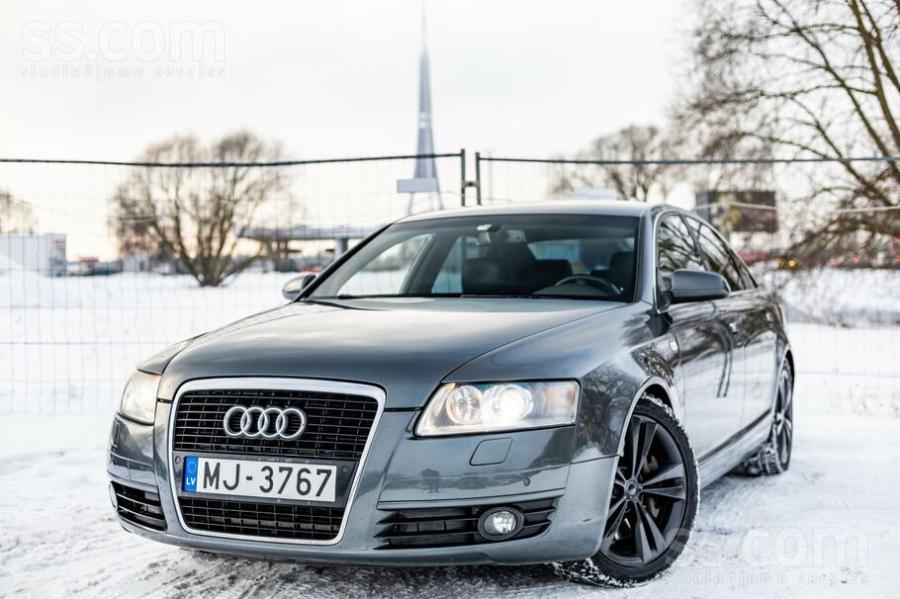 Pelēks Audi A6 2008 Rīga, ar dzinēja tilpumu 3.00 L un nobraukumu 360 tūkst. km par 4390 €, foto 1 vietnē AUTOMOTO.COM.LV