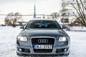 Pelēks Audi A6 2008 Rīga, ar dzinēja tilpumu 3.00 L un nobraukumu 360 tūkst. km par 4390 €, foto 3 vietnē AUTOMOTO.COM.LV
