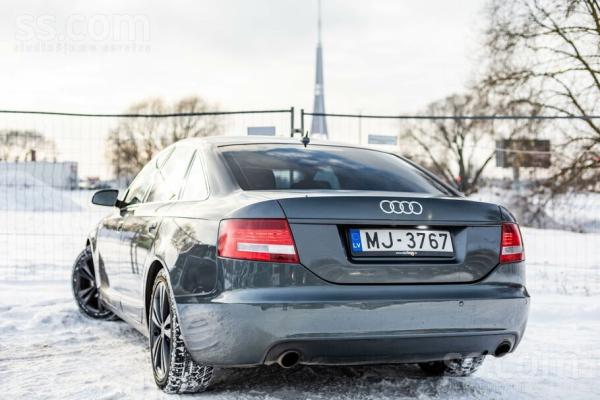 Pelēks Audi A6 2008 Rīga, ar dzinēja tilpumu 3.00 L un nobraukumu 360 tūkst. km par 4390 €, foto 6 vietnē AUTOMOTO.COM.LV