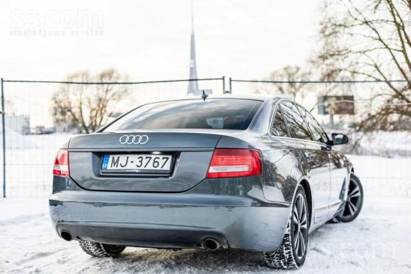 Pelēks Audi A6 2008 Rīga, ar dzinēja tilpumu 3.00 L un nobraukumu 360 tūkst. km par 4390 €, foto 7 vietnē AUTOMOTO.COM.LV