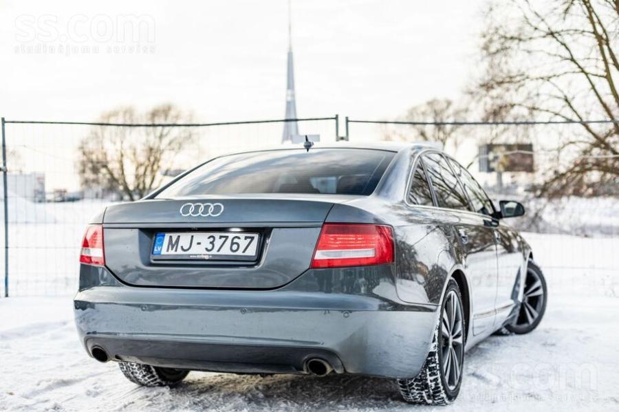 Pelēks Audi A6 2008 Rīga, ar dzinēja tilpumu 3.00 L un nobraukumu 360 tūkst. km par 4390 €, foto 7 vietnē AUTOMOTO.COM.LV