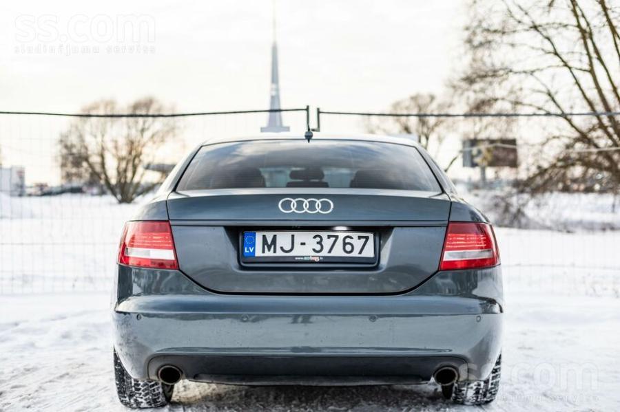 Pelēks Audi A6 2008 Rīga, ar dzinēja tilpumu 3.00 L un nobraukumu 360 tūkst. km par 4390 €, foto 8 vietnē AUTOMOTO.COM.LV