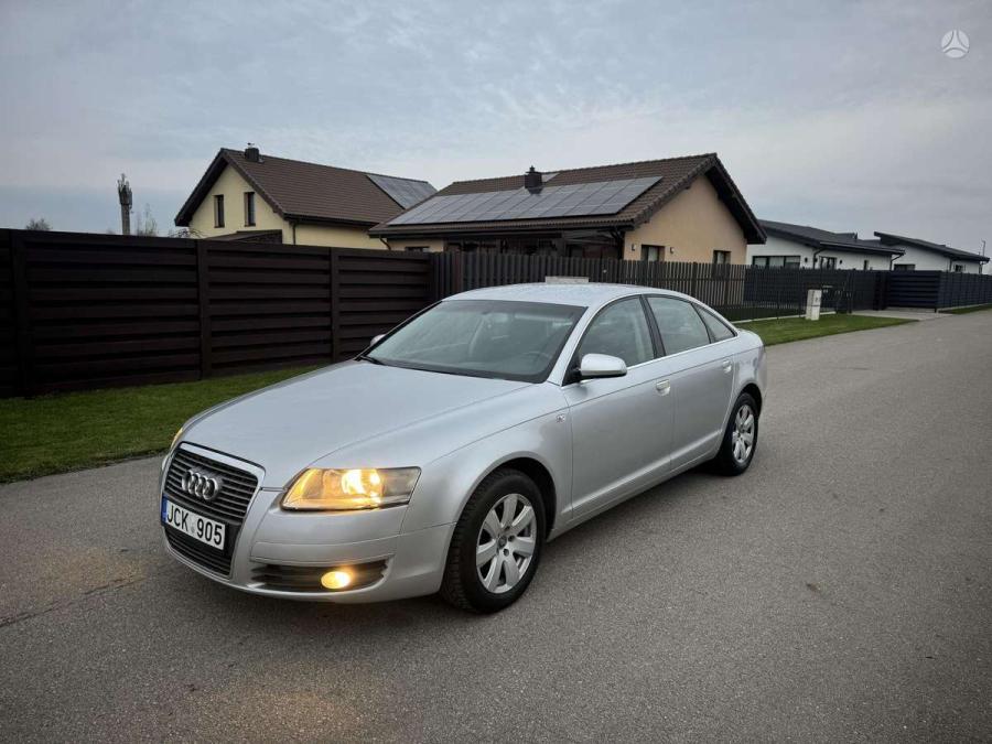 Grey Audi A6 2008 in Klaipeda, with an engine capacity of 1.97 L and mileage of 339 thousand km for 2650 €, photo 1 on AUTOMOTO.COM.LV