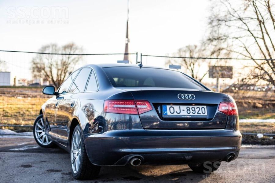 Pelēks Audi A6 2008 Rīga, ar dzinēja tilpumu 3.00 L un nobraukumu 354 tūkst. km par 7490 €, foto 7 vietnē AUTOMOTO.COM.LV