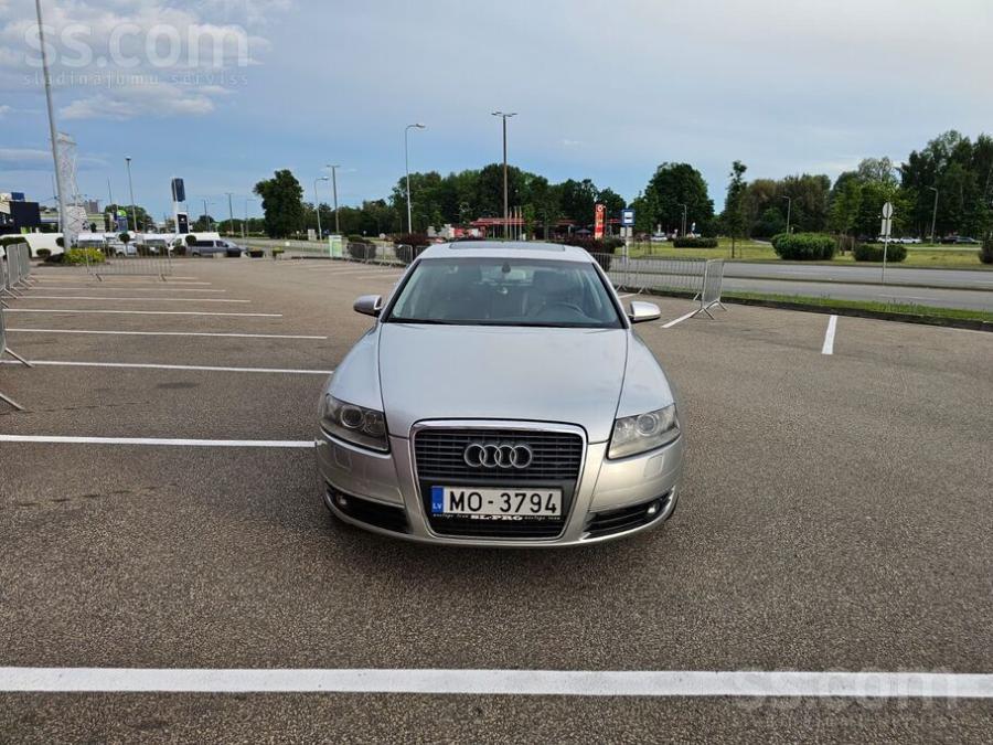 Grey Audi A6 2008 in Riga, with an engine capacity of 2.70 L and mileage of 352 thousand km for 3450 €, photo 4 on AUTOMOTO.COM.LV