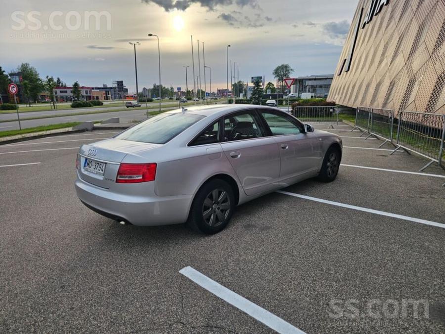 Grey Audi A6 2008 in Riga, with an engine capacity of 2.70 L and mileage of 352 thousand km for 3450 €, photo 7 on AUTOMOTO.COM.LV