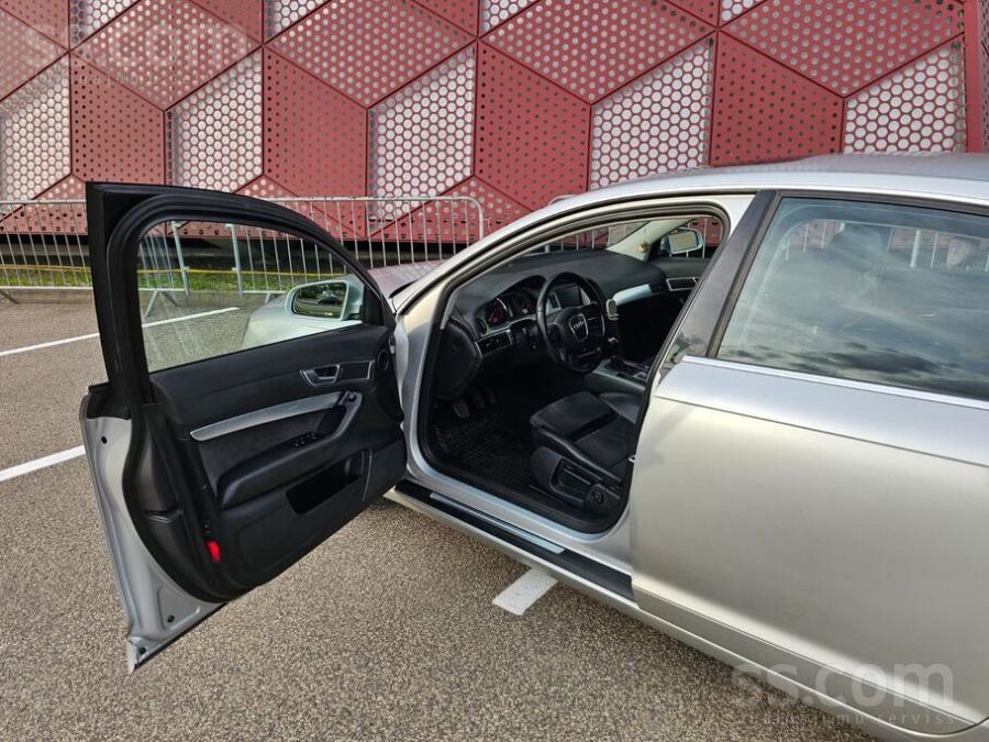 Grey Audi A6 2008 in Riga, with an engine capacity of 2.70 L and mileage of 352 thousand km for 3450 €, photo 9 on AUTOMOTO.COM.LV